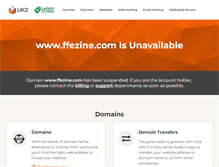 FFeZine Welcome Screen | ffezine.com Reviews